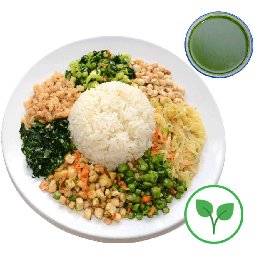 (Set) Hakka Lei Cha White Rice (Vegetarian) — Hometaste