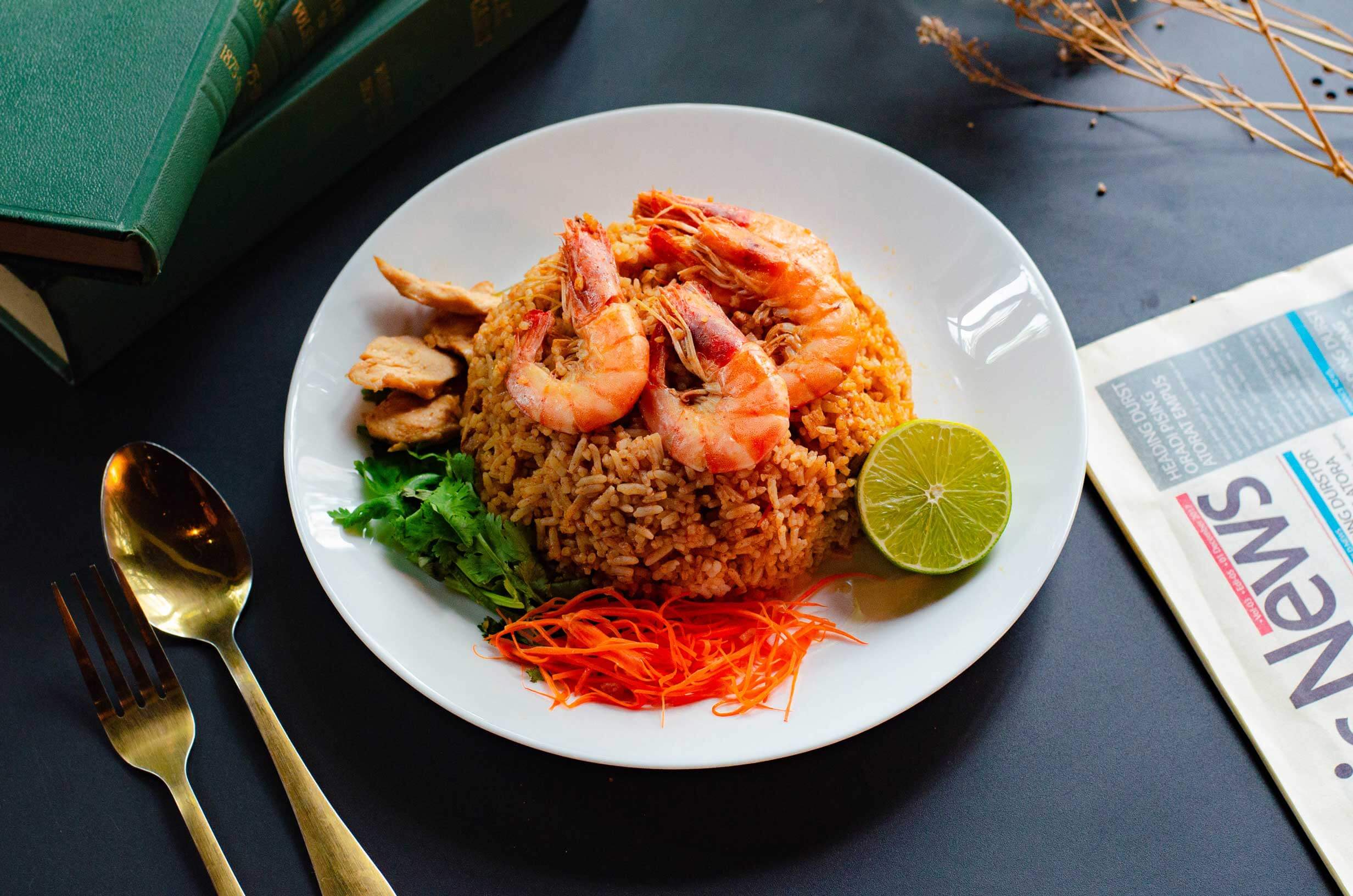 (Set) Tom Yam Fried Rice (ข้าวผัดต้มยำ) — Hometaste