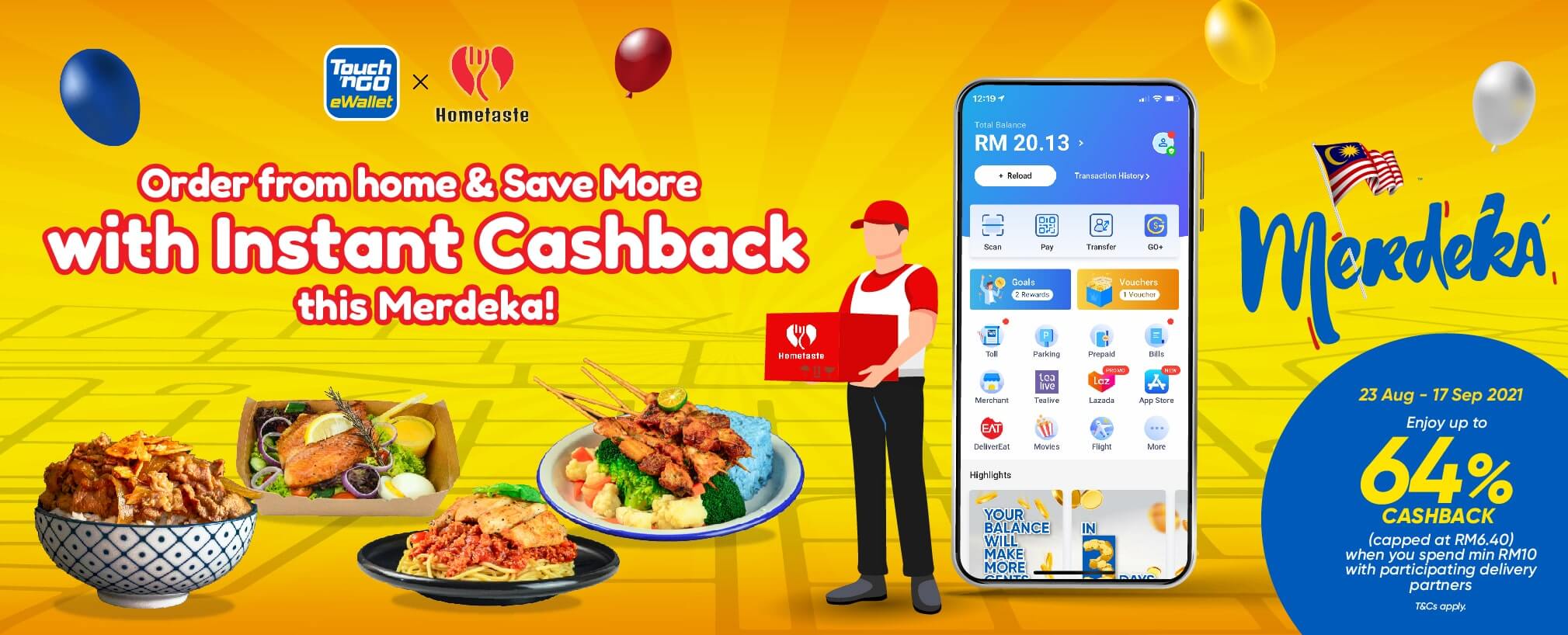 Enjoy Instant Cashback with Home-cooked Food
