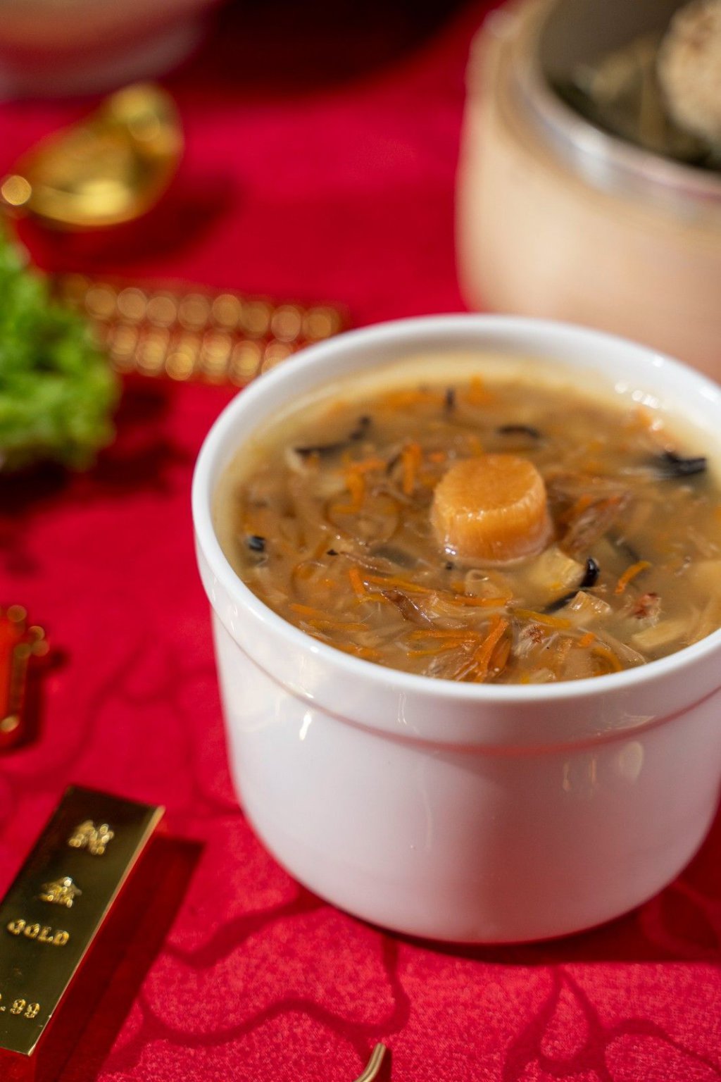 金禄瑶柱蟹皇羹 Golden Prosperity Dried Scallop Crab Roe Soup — Hometaste